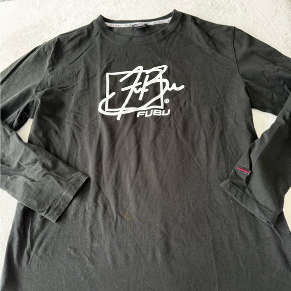 FUBU | Shirts | Vintage Fubu Black Tshirt Size Large Streetwear Rap ...